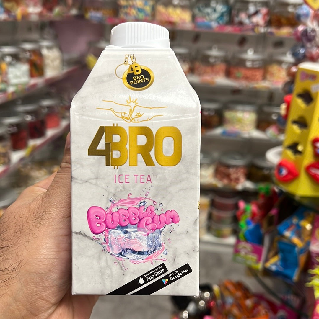 4BRO Ice Tea Bubble Gum 500ml – Sweet Schaffhausen